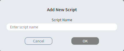 Manage scripts