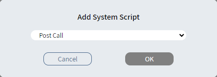 Manage scripts