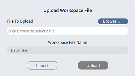 Manage workspace files